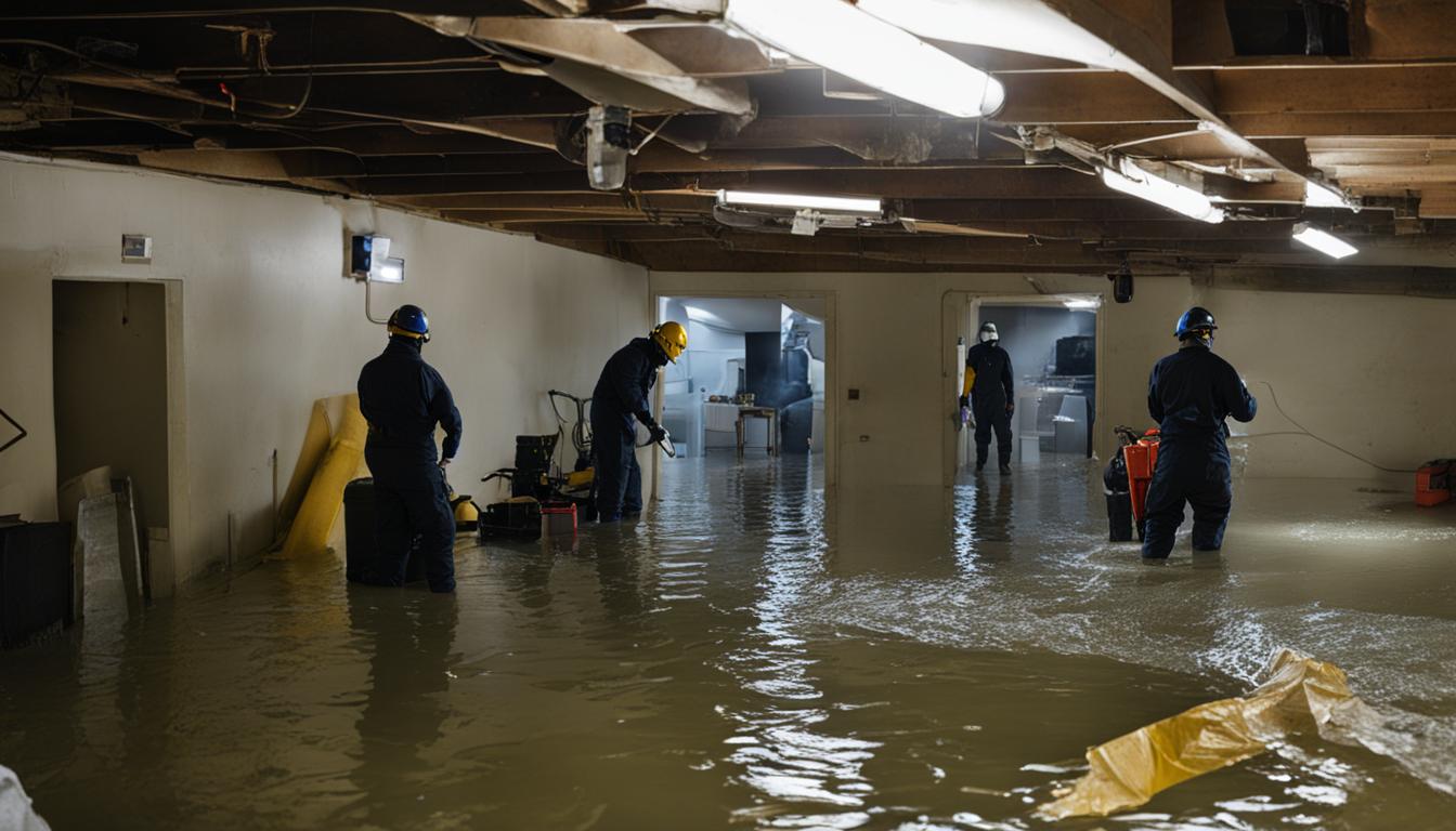 How do you clear water damage?